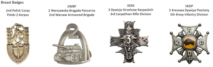 Polish 2 Corps Uniform Identification – Frank Pleszak's Blogs